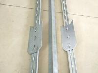 China Galvanized T Posts 1.58kg-2.04kg/m Secure Livestock Fencing Solution for sale