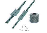 China 1.25 Lb Ft Studded T Fence Post 0.95lb T Post Black Or Green For Vineyard for sale