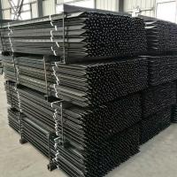 China Heavy Duty Black Bitumen Coated Three Pointed Y Post For Livestock Security And Predator Protection for sale