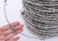 China Silver Barbed Wire Farm Fence For Fencing Protection for sale