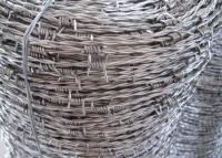 China 15 - 200g Zinc Coated Steel Barbed Wire Rolls for Enhanced Corrosion Protection for sale
