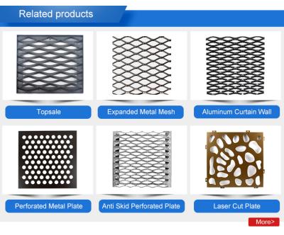 China Decorative Stainless Perforated Sheet 4x8 Punching Mesh Panels for sale