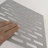 China Aluminum Perforated Mesh Curtain Walls Iron Pallet Packing Straight Hole Arrangement Stainless Sheet for sale