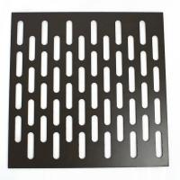 China Lightweight 304 Stainless Perforated Sheet Soundproof Fireproof Air Flow 10ft Length for sale