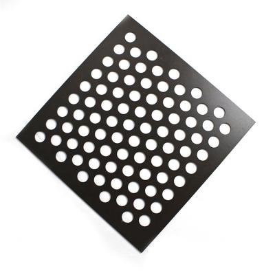 China Lightweight 304 Stainless Perforated Sheet Soundproof Fireproof Air Flow 10ft Length for sale