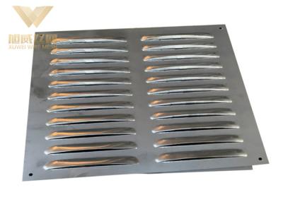 China Air Vent 304 Stainless Perforated Sheet SS304 Louver Punch Metal Plate With Designed Perforated Patterns for sale