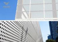 China Perforated Aluminum Decorative Wall Panel Metal Curtain Wall Perforated Wall Facade for sale