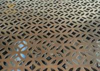 China Pierced Decorative Perforated Sheet Metal Panels Alloy for sale
