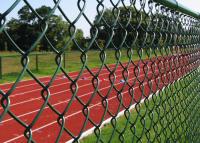 China Woven Size 50*50mm Chain Link Mesh Fabric Square Hole for sale