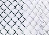 China Square Hole 6*12 Ft Chain Link Mesh Fabric For Construction Site for sale