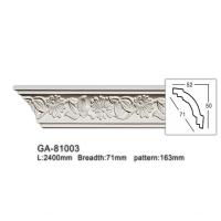 China Waterproof Polyurethane Foam Cornice Easy To Install Moisture Proof for Home Decor for sale