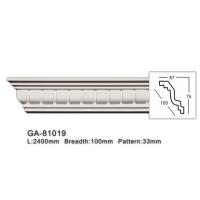 China Waterproof Eco-friendly Polyurethane Foam Cornice Easy To Install for Home Decor for sale