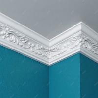 China Wholesale Polyurethane Cornice Mould with Moisture Proof Anti-Insects Properties and 2.4m Length for Indoor Decoration for sale