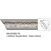 China Waterproof Eco-friendly Polyurethane Foam Cornice Easy To Install for Home and Office Decor for sale
