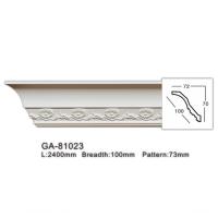 China Good Price Water-Proof Beautiful Polyurethane Carved Acanthus Leaf Moulding for sale