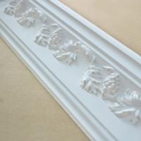 China Polyurethane Crown Moulding Moisture Proof Anti-Insects Rot Resistant Decorative Cornice for Home Decor for sale