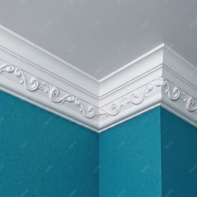 China GA-81032 Saudi Arabia Hot Sale Quick Installation House Alteration Urethane Carved Foam Decorative Ceiling for sale