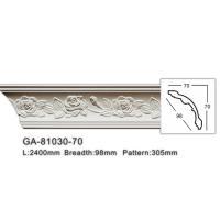 China Eco-Friendly Moisture Proof Easy To Install PU Fluted Exterior Moulding for House Redecoration for sale