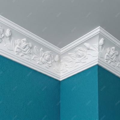China Eco-Friendly Moisture Proof Easy To Install PU Fluted Exterior Moulding for House Redecoration for sale