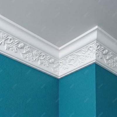 China GA-81033 Pollution Free American Style Indoor Decoration Urethane Polymer Carving Foam Decor Ceiling Tiles for sale