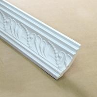 China GA-81034 Factory Direct Sales Roman Decorating Polyurethane Fluted Carved Decorative Flower Moulding for sale