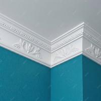 China GA-81039 Hot Sale Creative Villa Urethane Polymer Fluted Pu Foam Moulding for sale