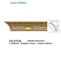 China GA-81039 Hot Sale Creative Villa Urethane Polymer Fluted Pu Foam Moulding for sale