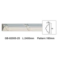 China GB-82005 Eco-Friendly Urethane Carved Mould-Proof Led Light Cornices Moldings For Home Office for sale