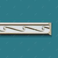 China GB-82006 Modern Urethane Polymer 3D Corrosion Resistance Quarter Round Chair Rail Mouldings For Office Building for sale