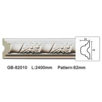 China GB-82010 European Style Construction Material Carved Flame Resistance Led Cove Cornices Mouldings For Kitchen for sale