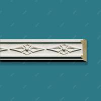 China GB-82012 Hot-Sale Urethane Polymer Carved Fireproof Door Surround Chair Rail Mouldings For Living Room for sale