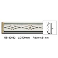China GB-82012 Hot-Sale Urethane Polymer Carved Fireproof Door Surround Chair Rail Mouldings For Living Room for sale