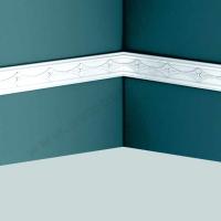 China GB-82012 Hot-Sale Urethane Polymer Carved Fireproof Door Surround Chair Rail Mouldings For Living Room for sale
