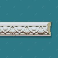 China GB-82019 High Density Urethane Carved Durable Architectural Cornices Moldings For Home Bar for sale