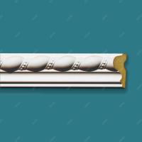China GB-82020 New Design Urethane Polymer 3D Anti-Aging Indoor Decorative Chair Rail Mouldings For Wall Decor for sale