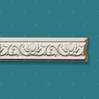 China GB-82022 European Style Polyurethane Foam Carved Flame Resistance House Renovation Cornice Corners For Building Decor for sale