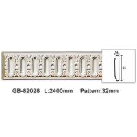 China GB-82028 Pop Urethane 3D Moisture-Proof Decorating Cornices Moldings For Town House for sale