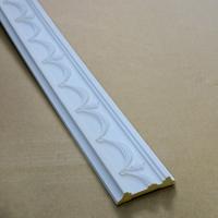 China GB-82029 Eco-Friendly Urethane Polymer Carved Mould-Proof Residential Chair Rail Mouldings For Home Decor for sale