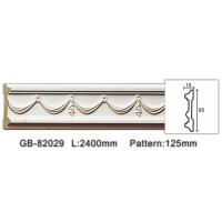 China GB-82029 Eco-Friendly Urethane Polymer Carved Mould-Proof Residential Chair Rail Mouldings For Home Decor for sale
