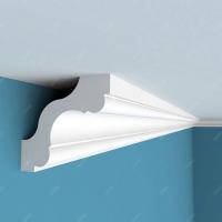 China GC-83005 61mm Wholesale Entirely Entryway Polyurethane Smooth Crown Molding for sale