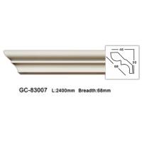 China GC-83007 68mm Customized Elegant Interior Decoration Smooth Polyurethane Moulding for sale