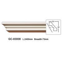 China GC-83008 73mm High Quality Fire-Proof Architectural Polyurethane Plain New Arrival Moulding for sale