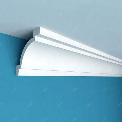 China GC-83009 Good Quality Heat-Insulated Paintable Polyurethane Smooth Pu Cornice/Crown Moulding for sale