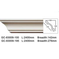 China GC-83009 Good Quality Heat-Insulated Paintable Polyurethane Smooth Pu Cornice/Crown Moulding for sale