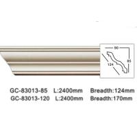 China GC-83013 Factory Direct Sales Roman Indoor Decoration Polyurethane Smooth Cornice Moulding for sale