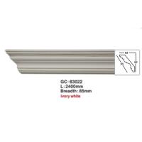 China GC-83022 High Quality Country Ceilling Smooth Polyurethane Foam Molding Cornice for sale