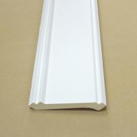 China GC-83023 111mm Dropshipping Casual Tv Backdrop Polyurethane Plain Cornice for sale