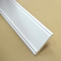 China GC-83023 111mm Dropshipping Casual Tv Backdrop Polyurethane Plain Cornice for sale