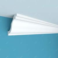 China GC-83027 Saudi Arabia Hot Sale European Style Aging Resistant Polyurethane Plain Pu Crown Moulding for sale
