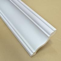 China GC-83031 170mm High Quality Delicate Beautiful Polyurethane Plain Crown Interior Decorative Cornice Moulding Baseboard Skirting Board for sale